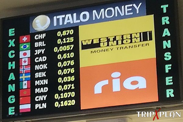 Currency Exchange at Valencia Train Station | Trip Plan X